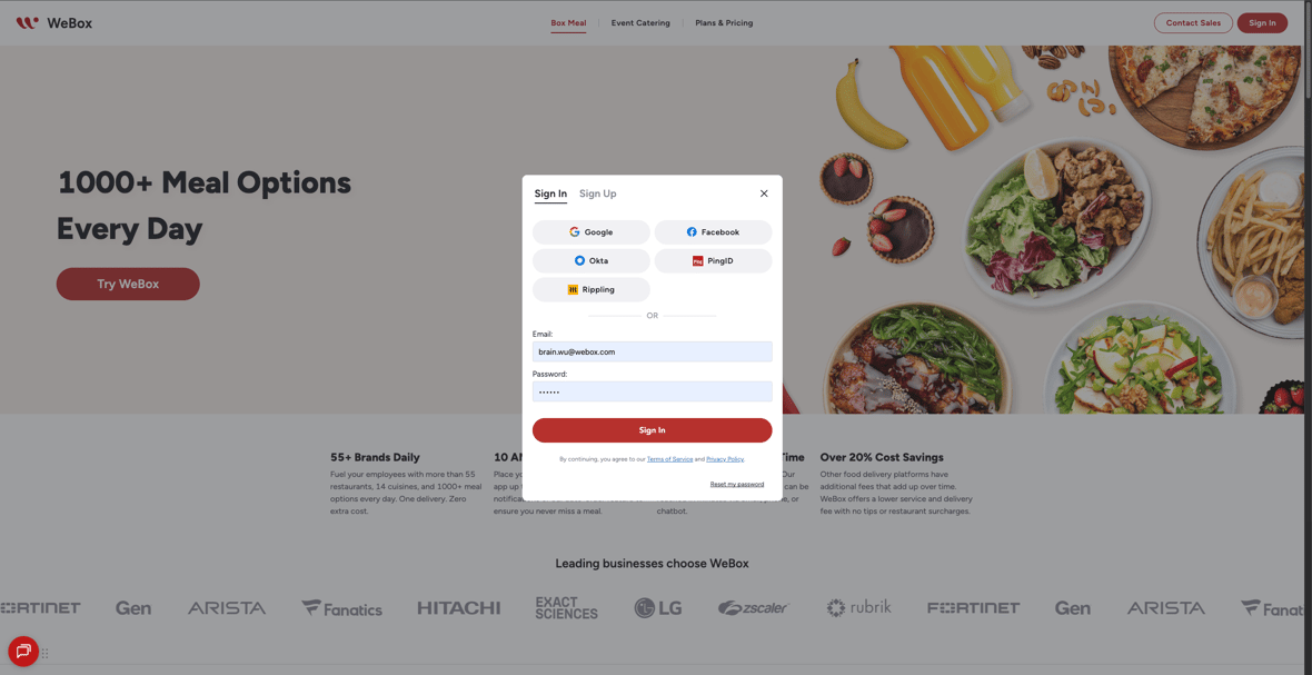 Menu & Ordering